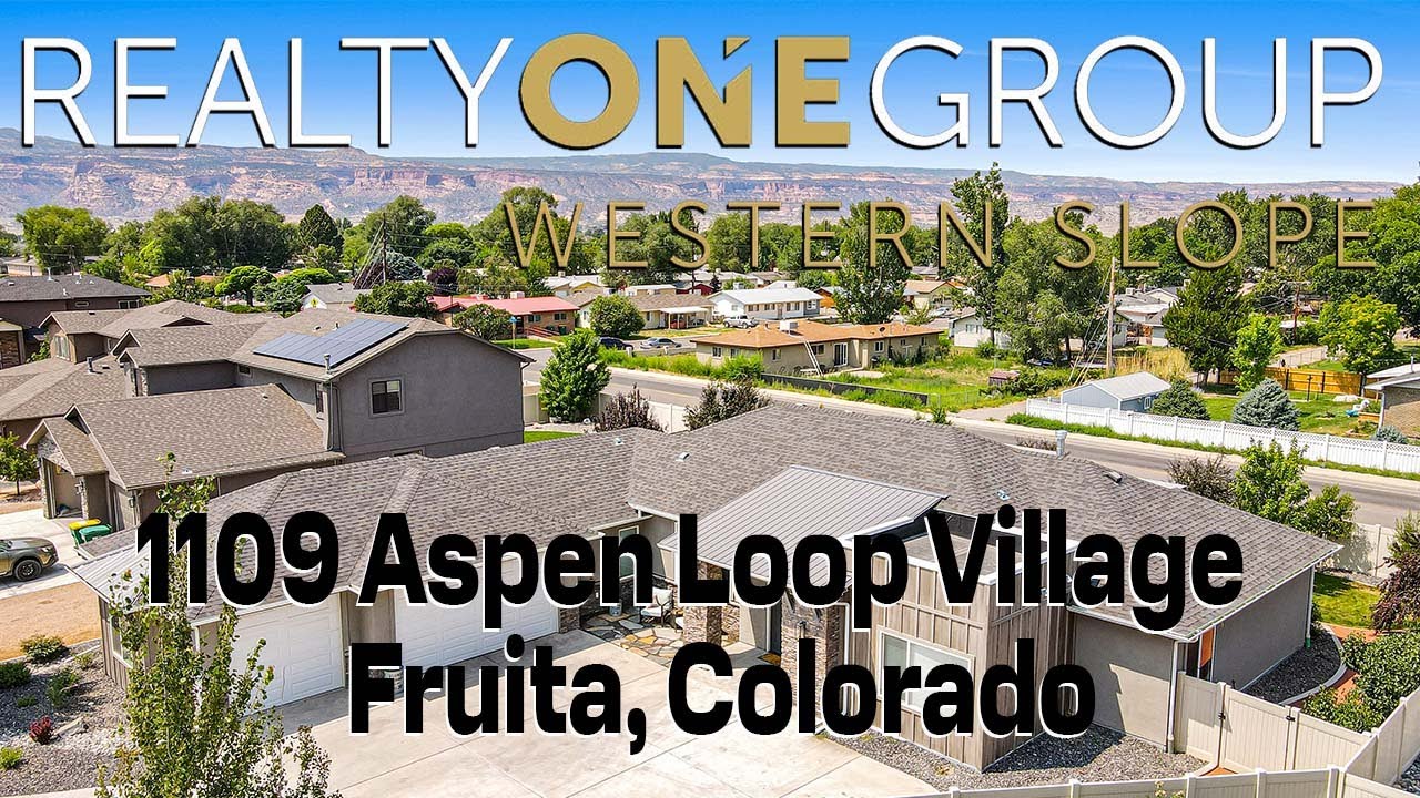 1109 Aspen Village Loop, Fruita, CO 81521 - YouTube