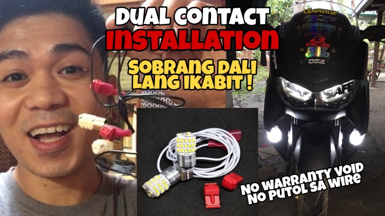 PAANO MAGKABIT NG DUAL COLOR PARK LIGHT /SIGNAL LIGHT SA NMAX/AEROX V1/V2 | NO PUTOL SA WIRE ...