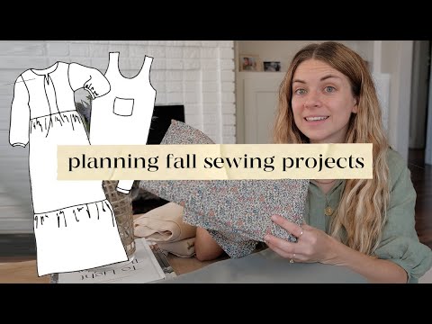 Planning Fall Sewing Projects, New Fabric & New Patterns - YouTube
