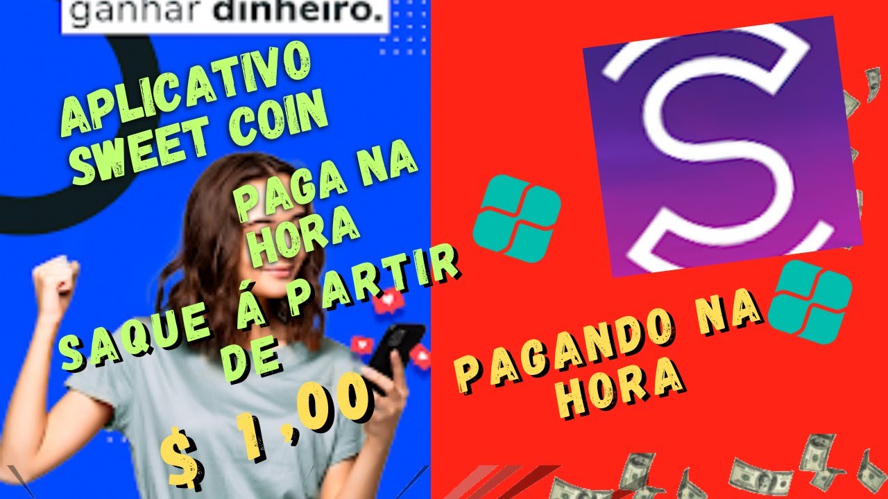 APLICATIVO SWEET COIN 👉 PROMOÇAO SAQUE Á PARTIR DE $ 1 -VEJA - YouTube