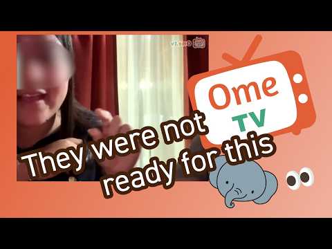 reaction ome.tv prank🫣