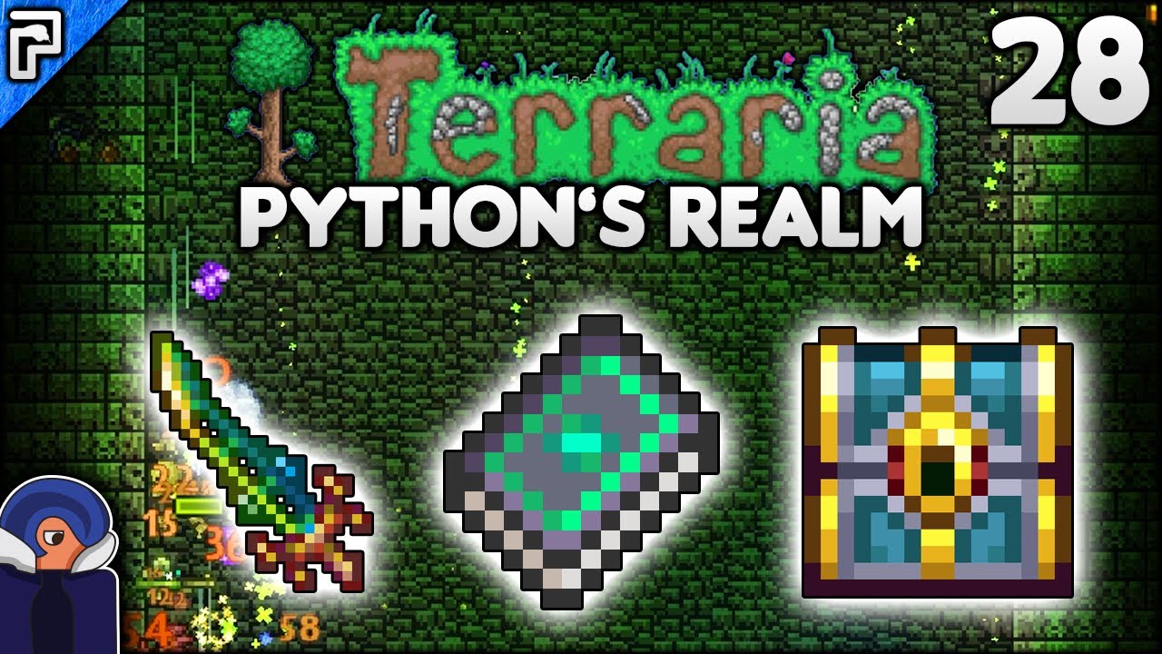 I FEEL TOTALLY UNSTOPPABLE! | Python's Realm (Terraria Let's Play ...