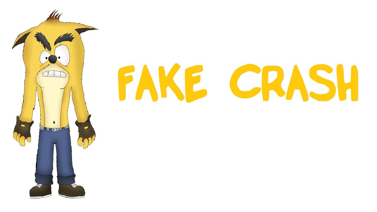 Crash Bandicoot - Fake Crash [Speedpaint] - YouTube