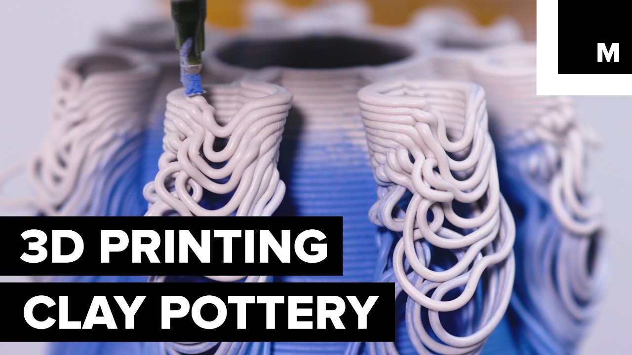 3D Printing And Pottery Come Together At This Design Studio - YouTube