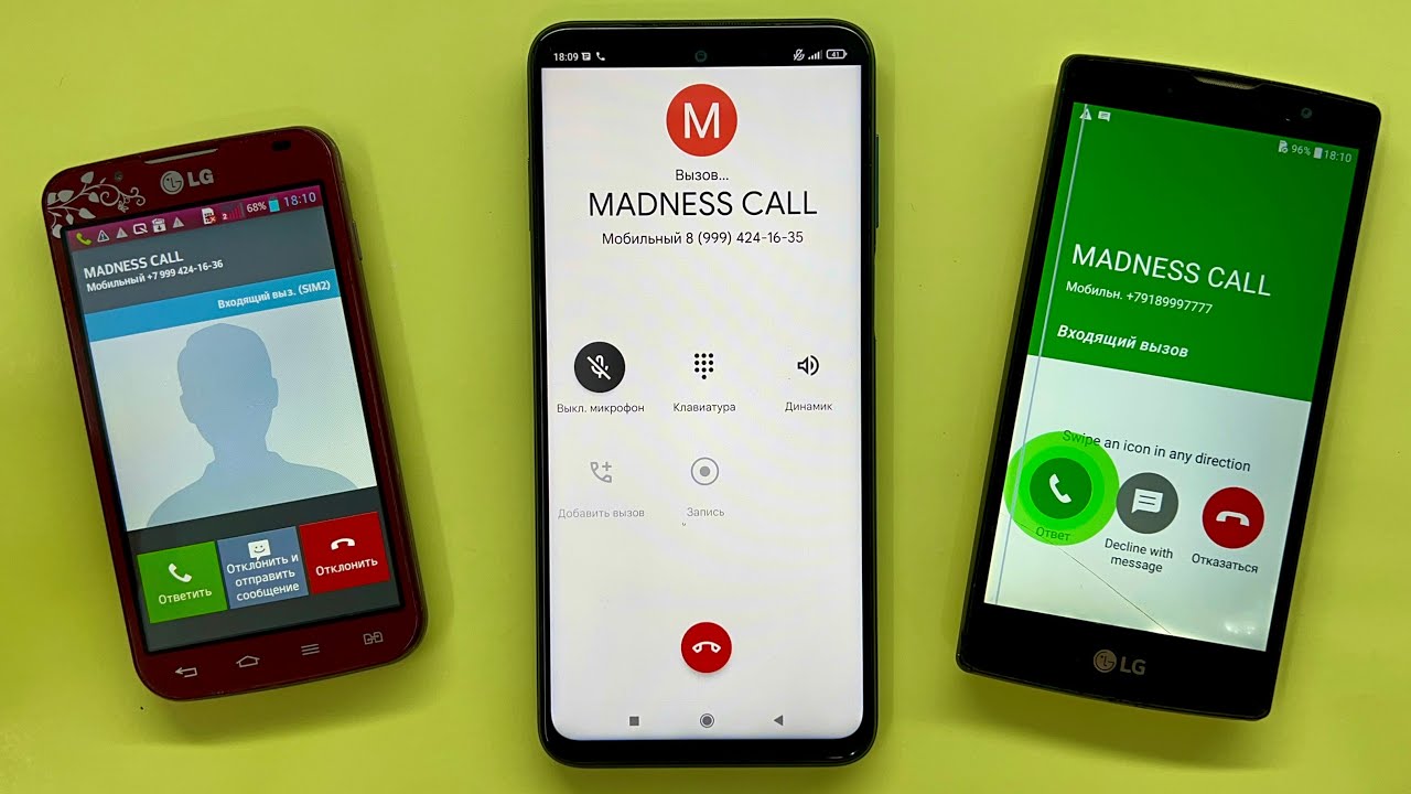 LG Magna Gold, LG Optimus L7 Incoming Call & Dual Call XIAOMI Redmi ...
