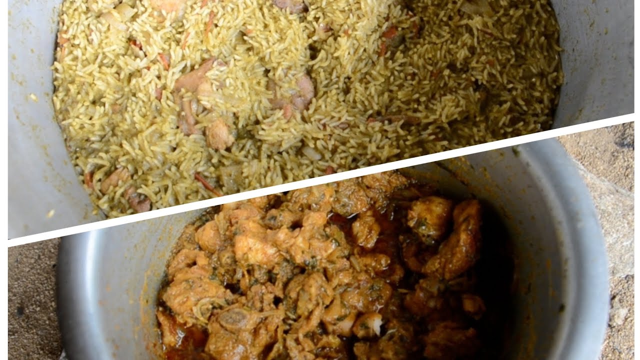 1kg Chicken Biryani & Gravy - Village Nati Style - basic ingredients ...