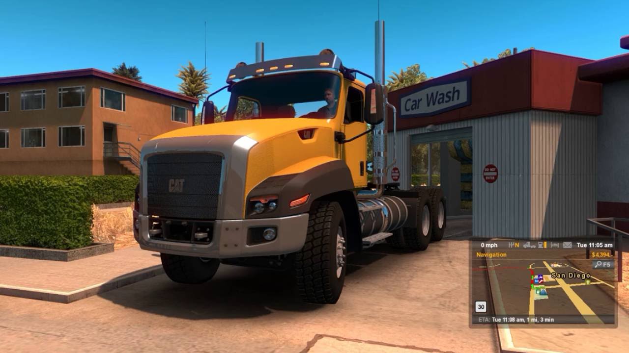 American Truck Simulator [CAT CT660] Mod - YouTube