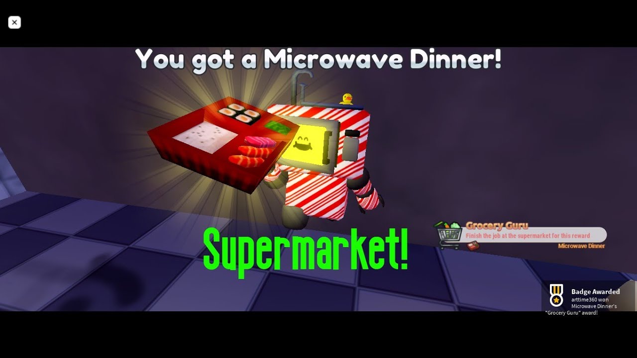 SUPERMARKET! ALL ACHIEVEMENTS! Microwave Dinner! (World: Robo Junk City ...