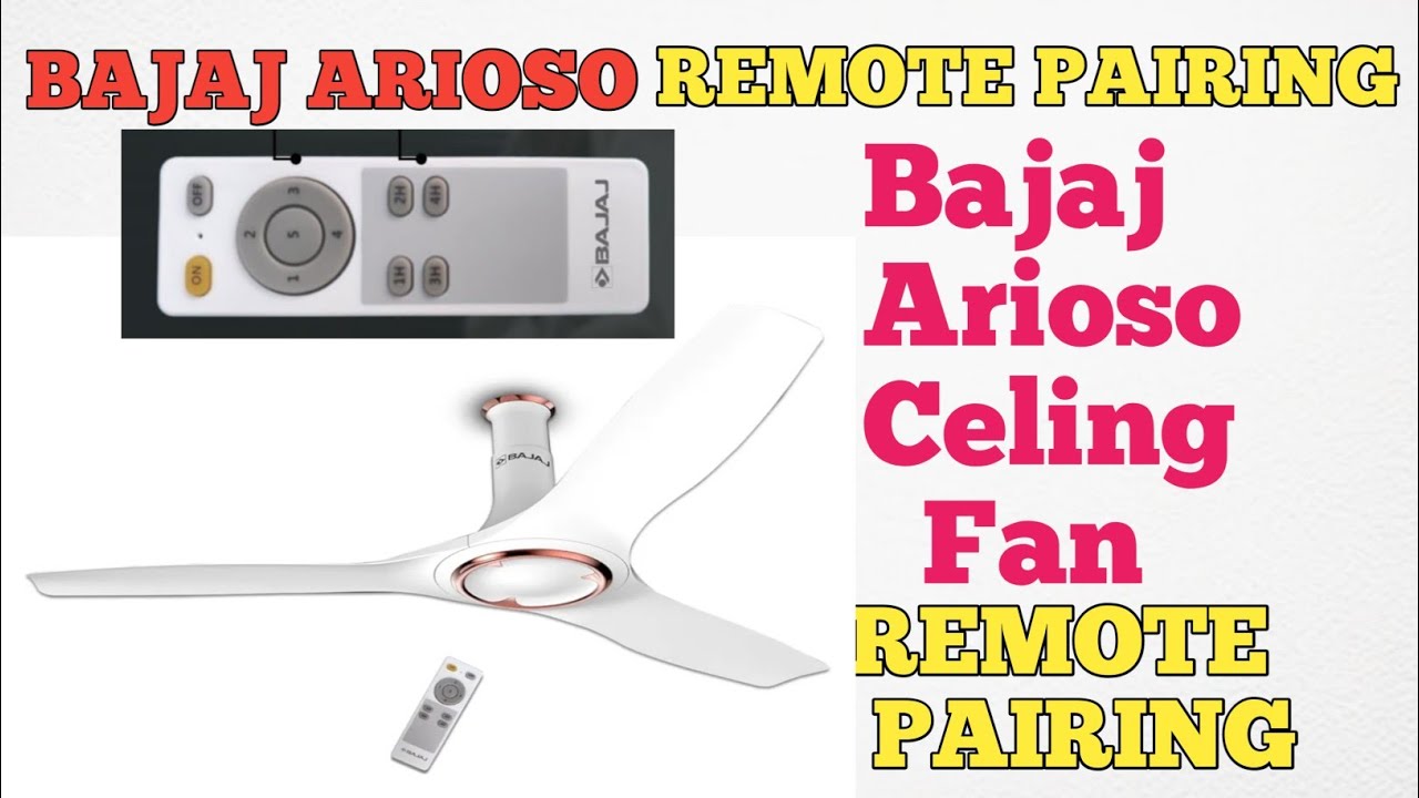 Bajaj Fan Remote