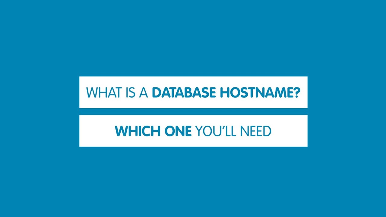 What Is A Database Hostname 123 reg Support YouTube what-is-a-database-hostname-123-reg-support-youtube