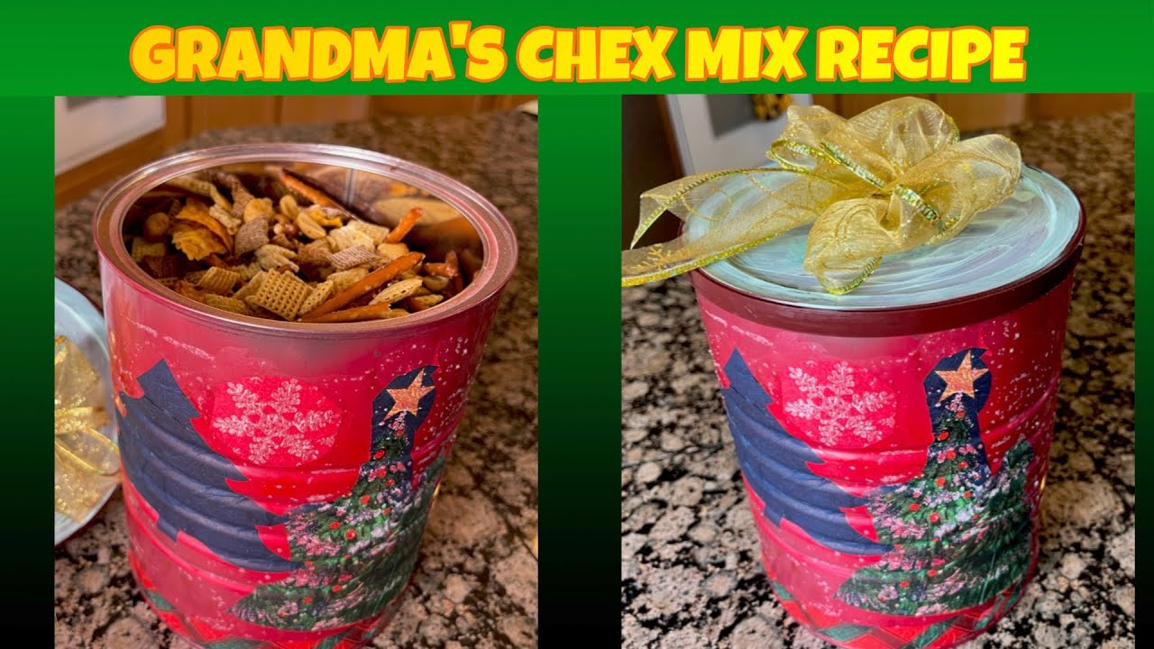 Grandma's Chex Mex Party Mix from the 1950's #chexmix #chex ...