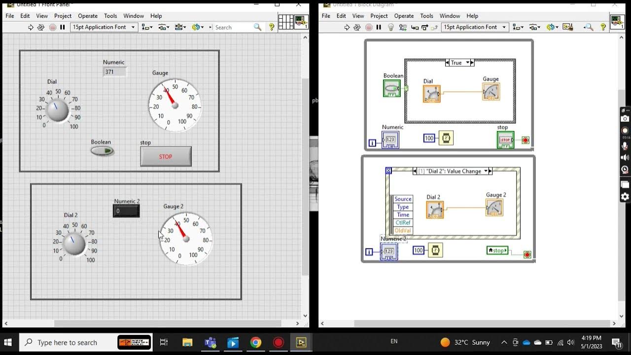 Difference Between IF Case and Event Structure In LabVIEW - YouTube