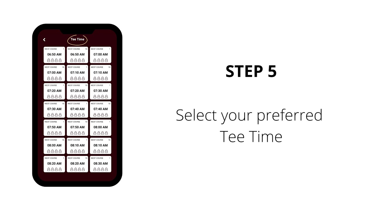 BOOK A TEE TIME - YouTube
