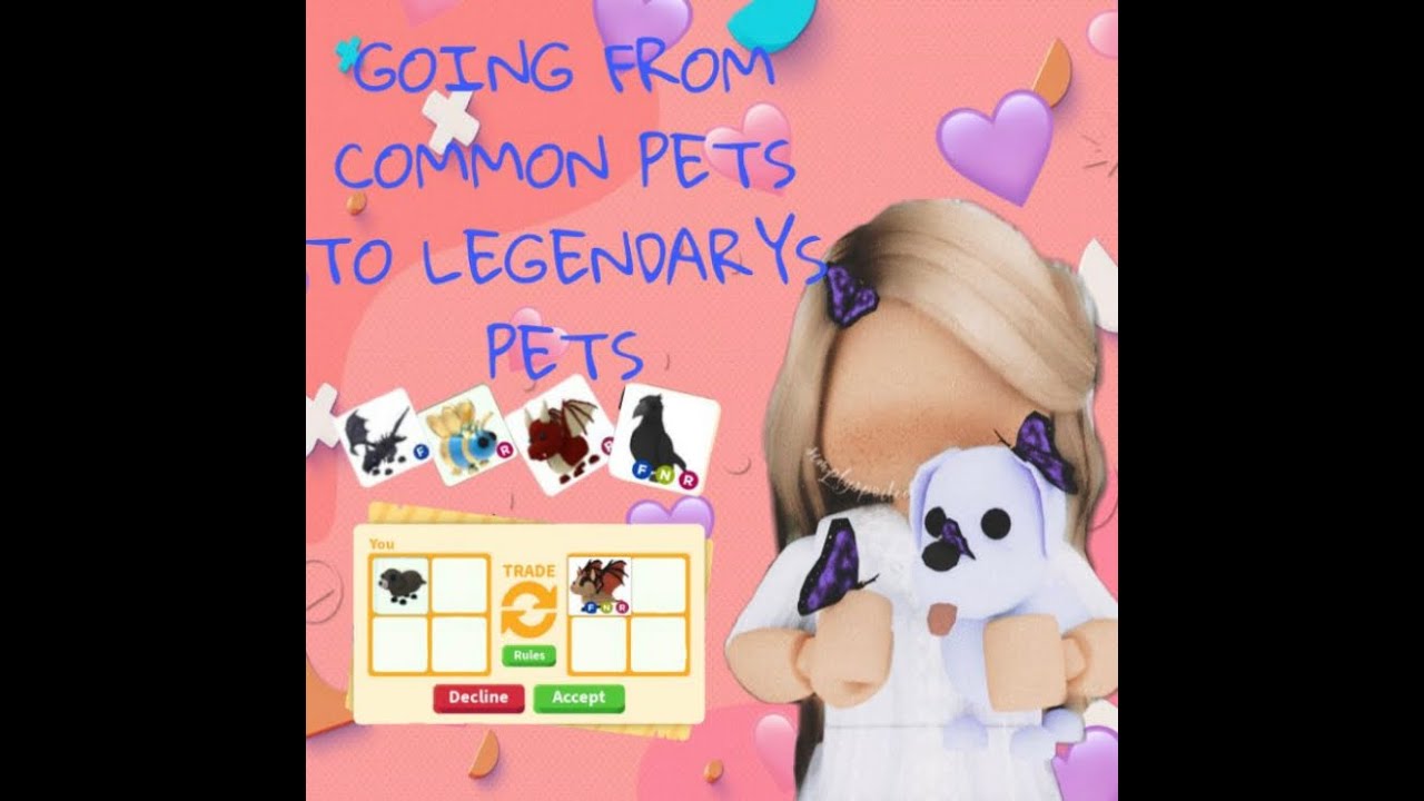 How to go from a common to legendary pet in adopt me! - YouTube