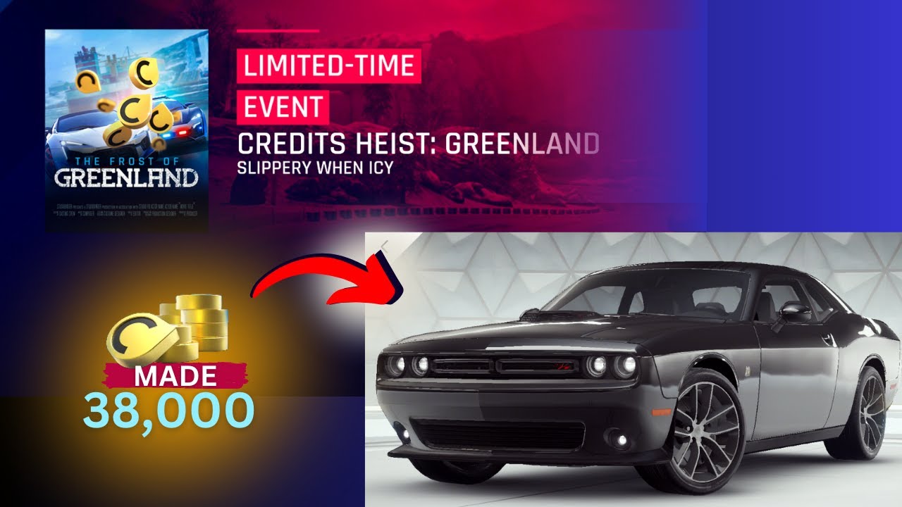 Racing my DODGE CHALLENGER 392 in GREENLAND - Earned a lot of money ...