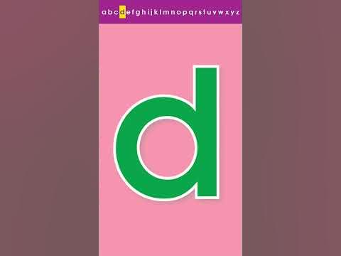 The Letter D Song | Learning Letters for Preschoolers #shorts - YouTube