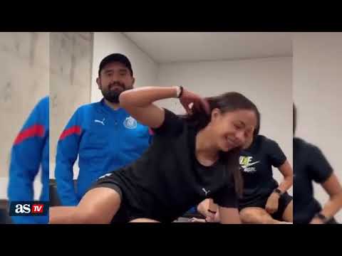 El pavor de Anette Vázquez, jugadora de Chivas, a las inyecciones, ya es viral | Futbol | AS América