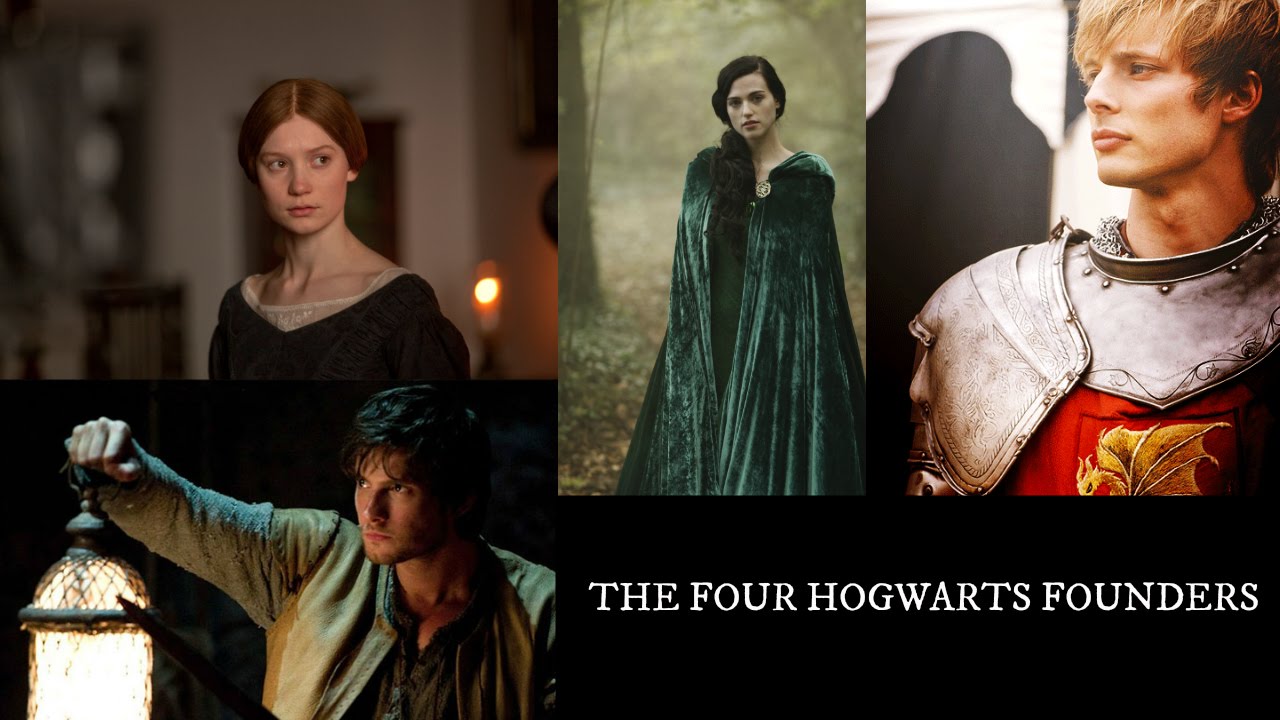 The Four Hogwarts Founders - YouTube