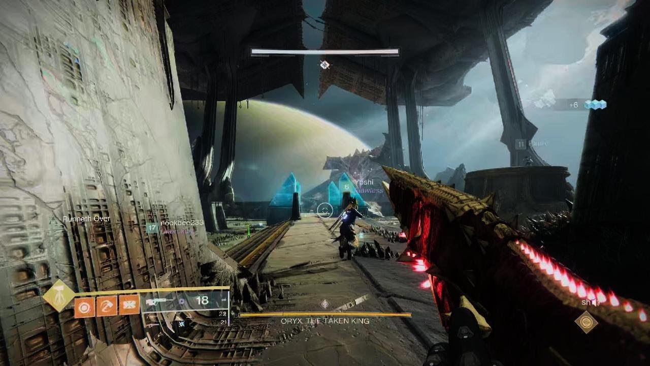 Destiny 2 Kings Fall Raid Oryx encounter - YouTube