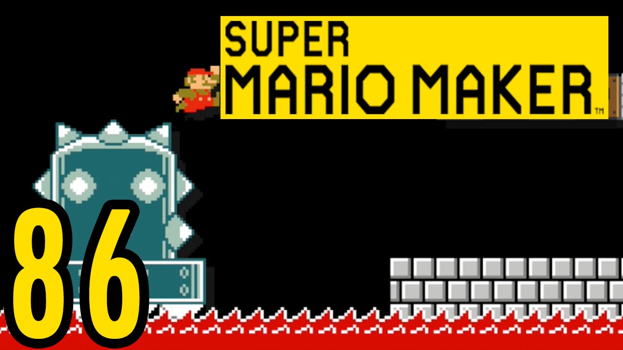 Let's play Super Mario Maker Part 86 - Castle Crasher - YouTube