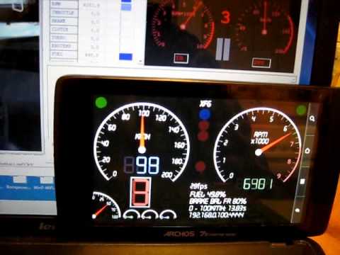 Ru Sim Android Gauge - YouTube