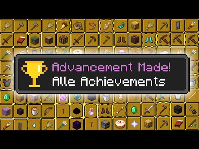 Erfolgsjäger Minecraft Charaktere Erfolge/Vor 1.12 | Minceraft Wiki