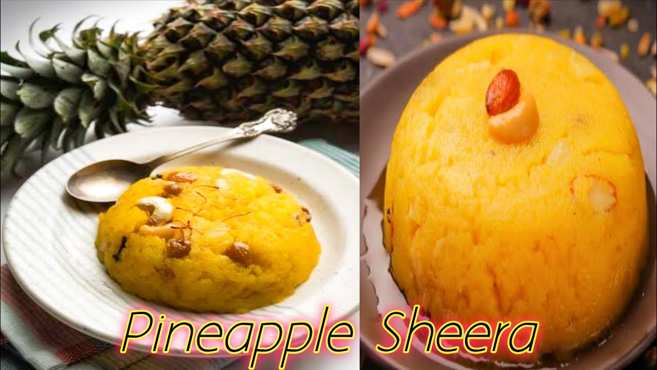 Pineapple Sheera Recipe | Pineapple Halwa | Pineapple Sooji Halwa ...