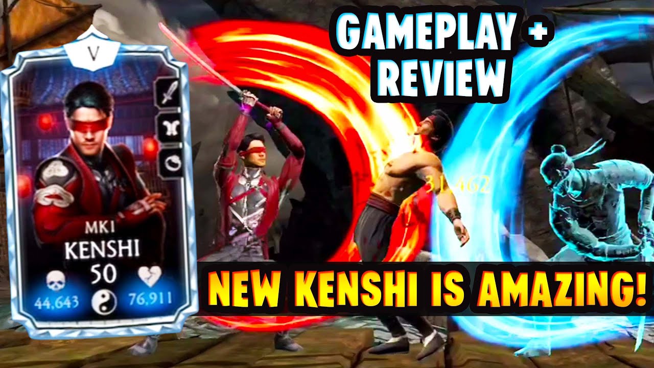 MK Mobile. MK1 Kenshi Gameplay + Review. He is SUPER FUN! How Good He ...