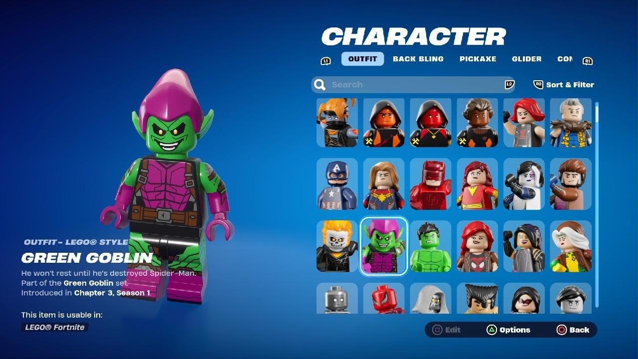 All of My Fortnite LEGO skins in One Video - YouTube