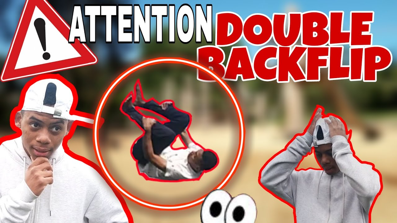 Attention ⚠ double backflip c'est dangereux | PROGRESSION DOUBLE ...