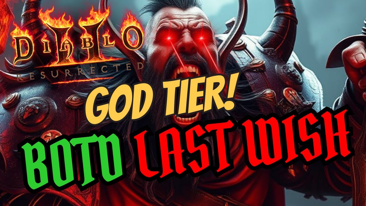 Whirlwind Barbarian with BOTD + Last Wish | Enigma + GFace | D2R Build ...