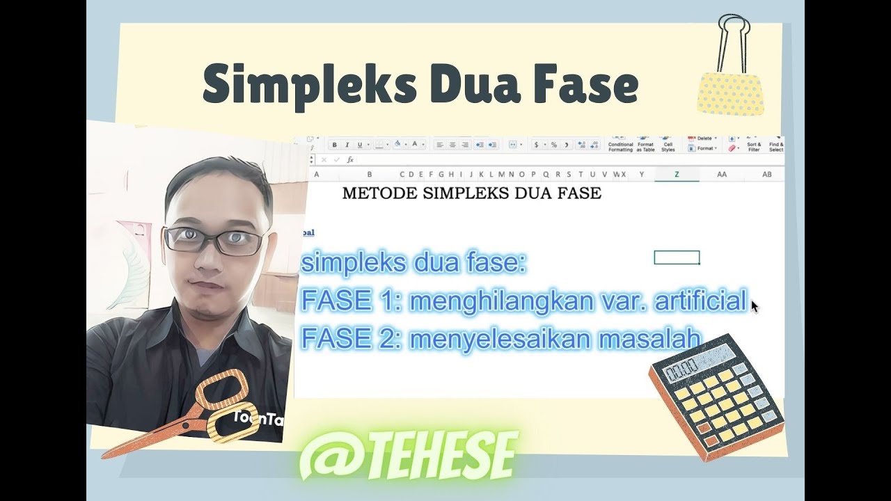 Contoh Soal Metode Simpleks Dua Fase - YouTube