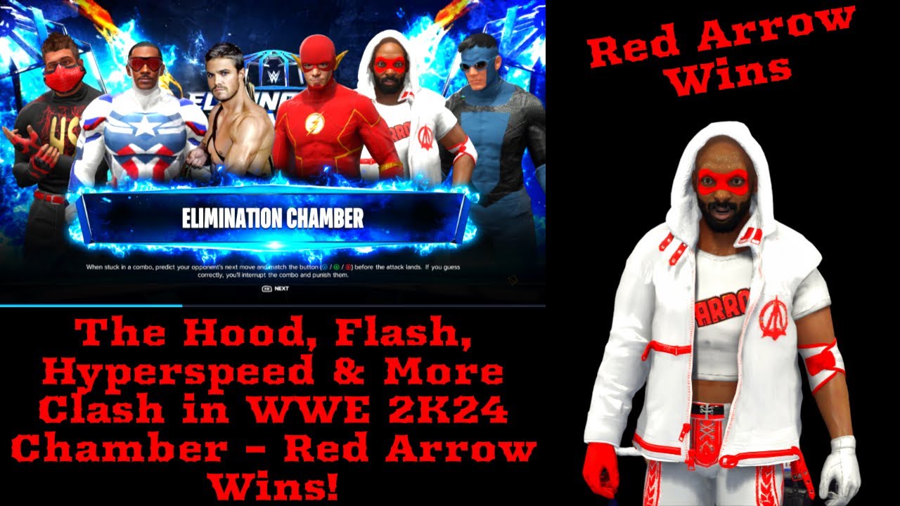 From Underdog to Champion! Red Arrow Wins WWE 2K24 Superhero Chamber! 😮 ...