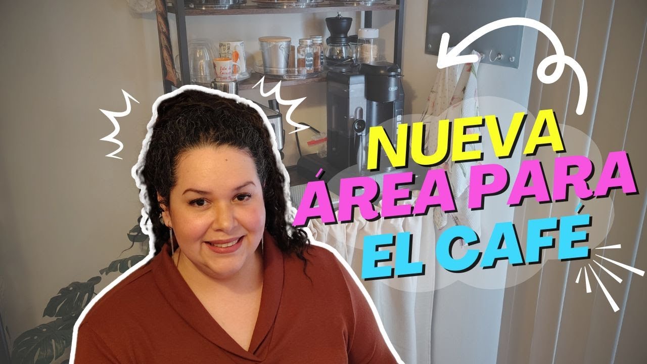Situación actual de mi nueva área para el café #coffeebar - YouTube