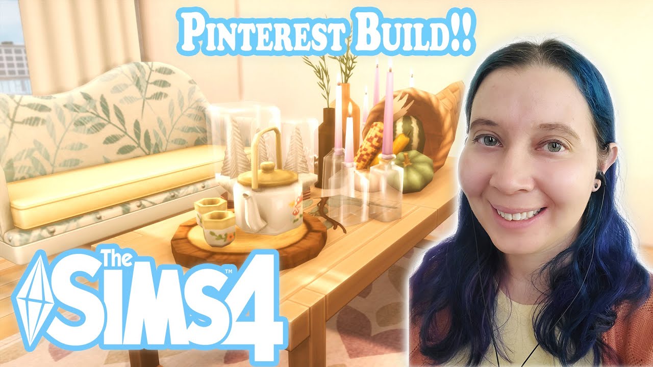Building with PINTEREST and a randomly generated word! Sims 4 Build ...