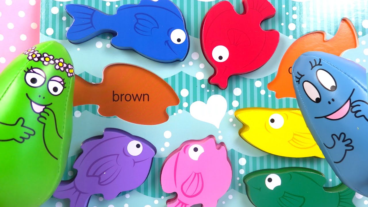 Apprendre les couleurs en anglais Learn colors with Barbapapa - YouTube