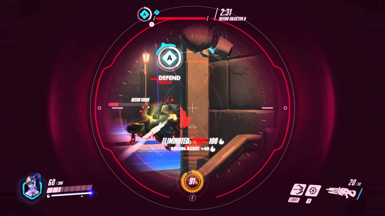 Overwatch - Widowmaker double wall-hacks, 20% uptime. 1080x60fps - YouTube