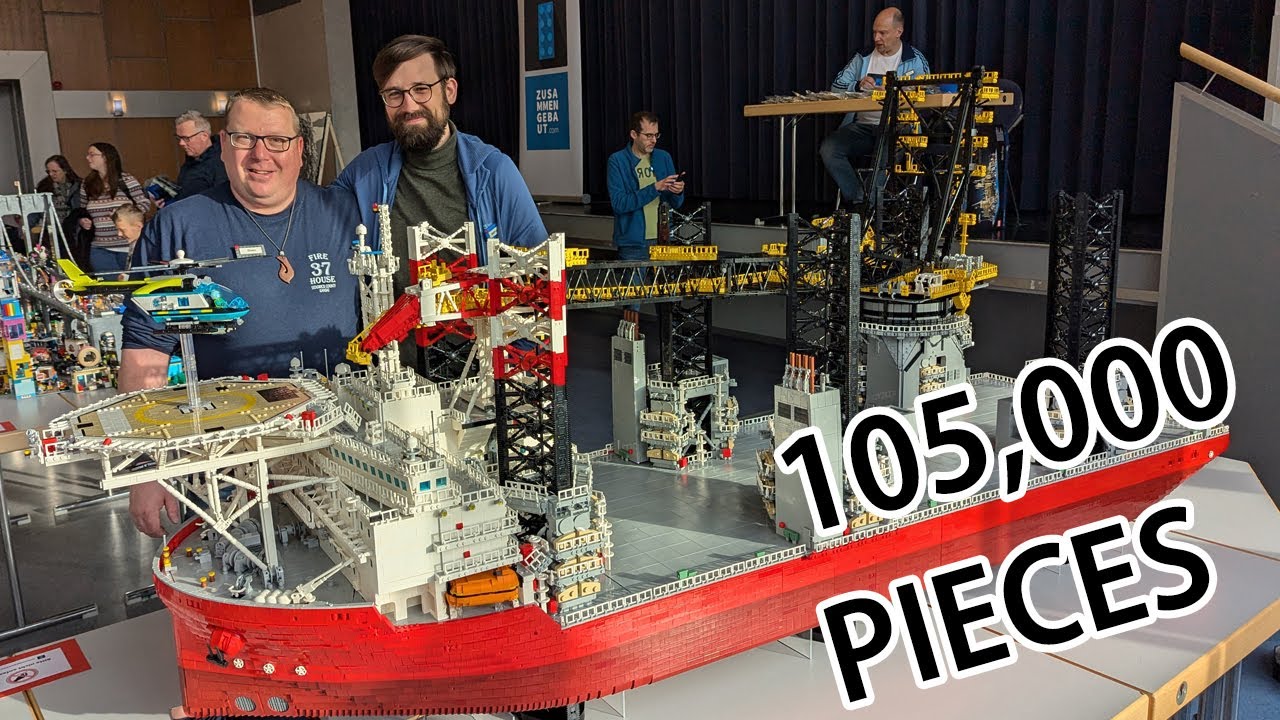 LEGO Wind Orca Offshore Support Vessel - YouTube