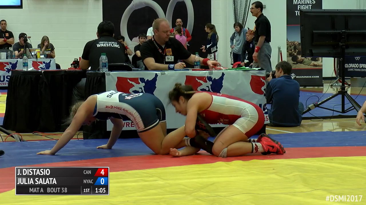 75 1/2 Final - Justina DiStasio (Canada) vs. Julia Salata (NYAC) - YouTube