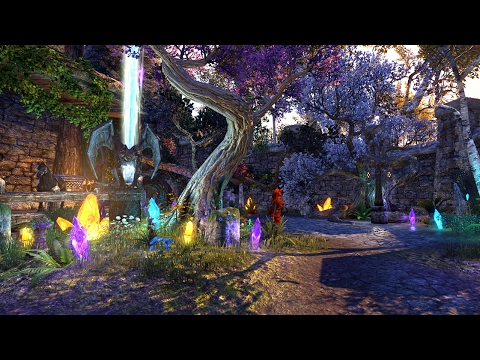 ESO Homestead : My Crystal Garden Day/Night Showcase - YouTube