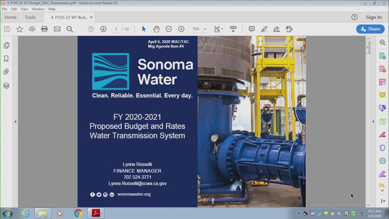 City of Santa Rosa Water Advisory Committee April 6, 2020 - YouTube