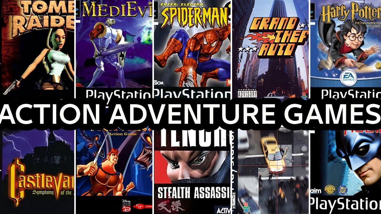 TOP 30 BEST ACTION ADVENTURE GAMES FOR PS1[PLAYSTATION 1] - YouTube