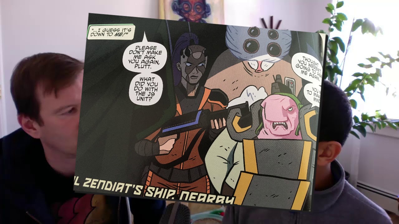 First episode! Issue 1 with Rey and Unkar Plutt, a Star Wars Adventures ...