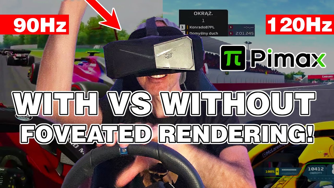 STUNNING GRAPHICS? PIMAX CRYSTAL FOVEATED RENDERING IN ASSETTO CORSA VR ...