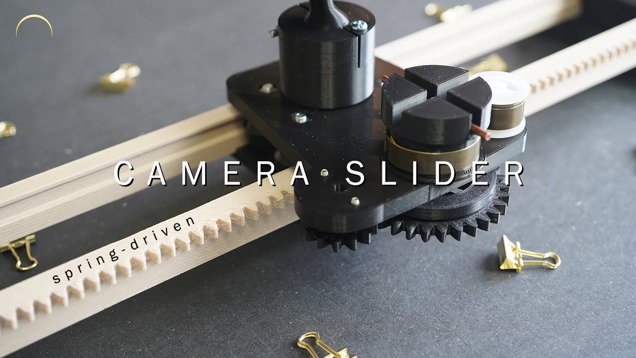 Making A Spring-Driven Camera Slider, Retro Design - YouTube