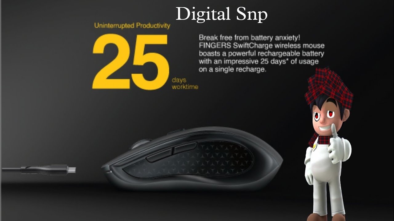 Finger Swift Charge Mouse Unboxing & Review | Amazing Fingers Wireless ...
