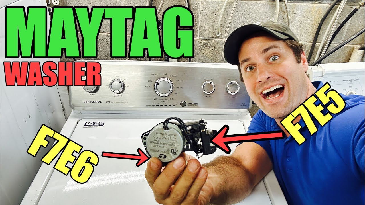 This Maytag Centennial Washer Won’t Change Cycles | F7E5 F7E6 Codes ...