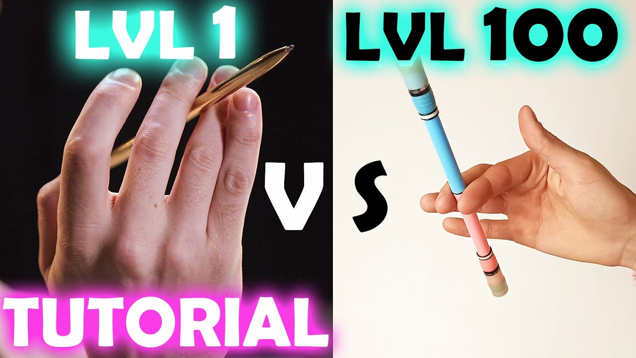 FINGER PASS REVERSE TUTORIAL FROM LEVEL 1 to LEVEL 100 IN JUST ONE MINUTE! PENSPINNING - YouTube