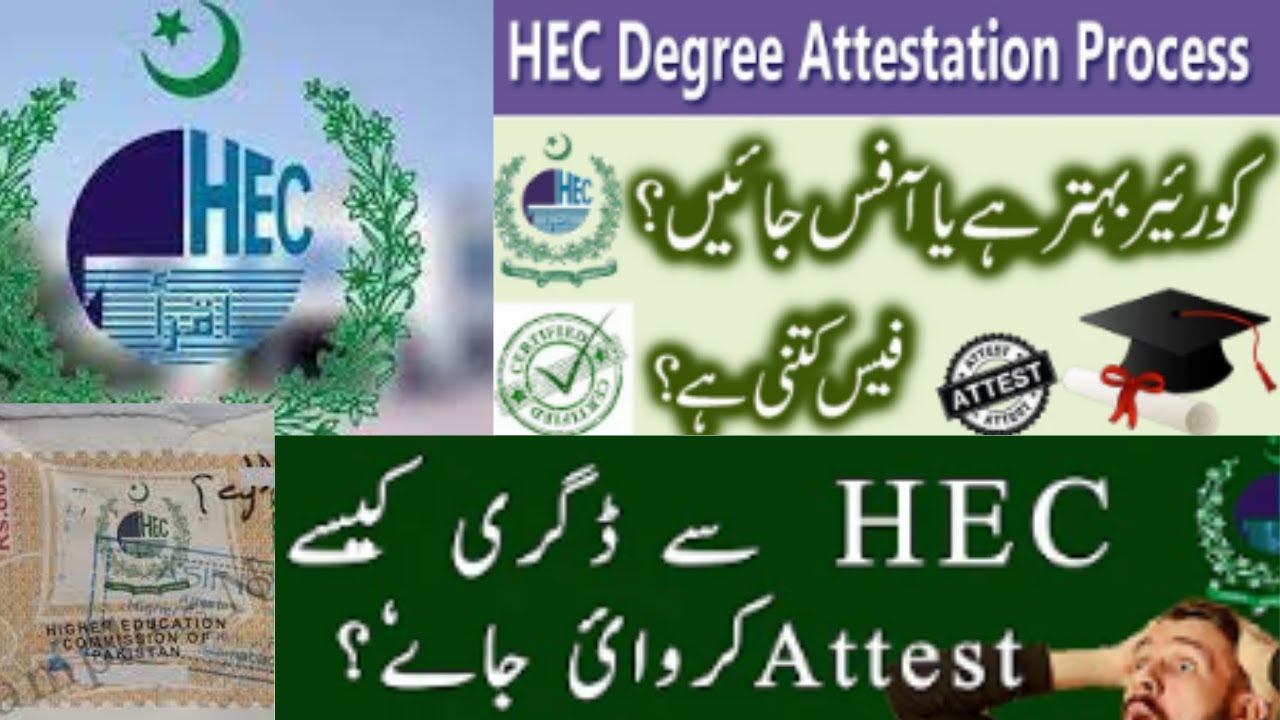How to Attest Degree From HEC walkin Urgent H9 Islamabad / HEC Degree ...