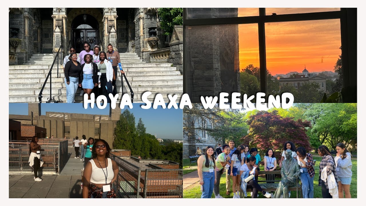 Georgetown University Hoya Saxa Weekend - YouTube
